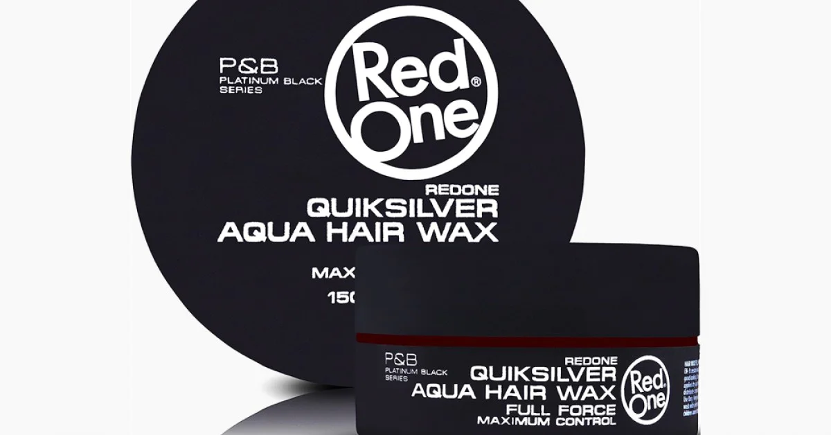 Red One Cire aqua hair wax quik silver grise grey 150ml